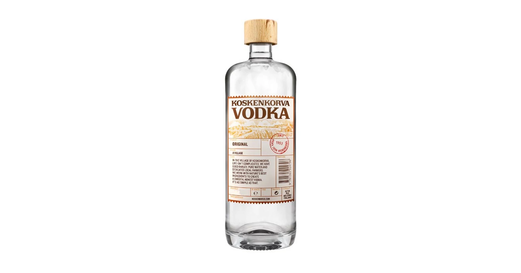 Koskenkorva vodka DRS (1L / 60%) - Tiszta - GoodSpirit.hu