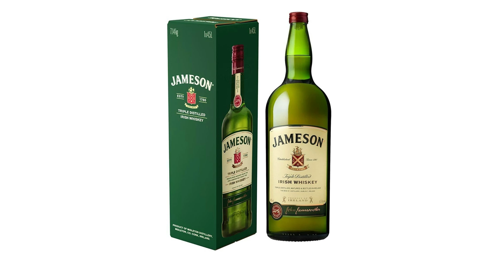 Jameson whiskey (4,5L / 40%) - Blended - GoodSpirit.hu