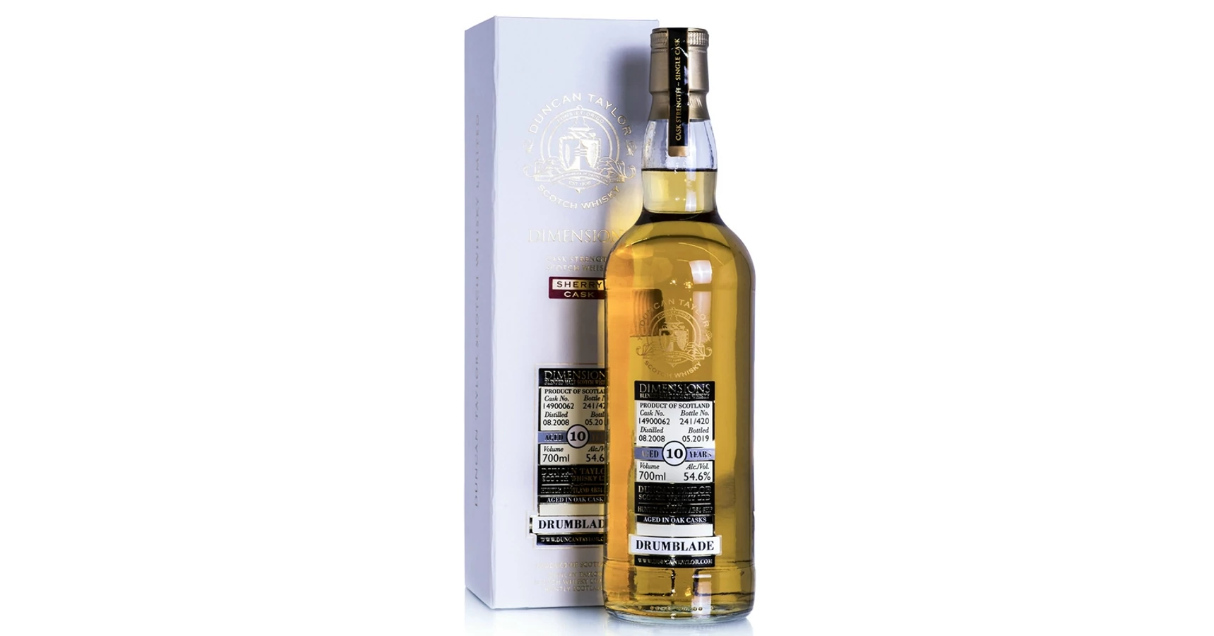 Drumblade 2008 Sherry Cask 10 éves Dimensions Duncan Taylor whisky (0 ...